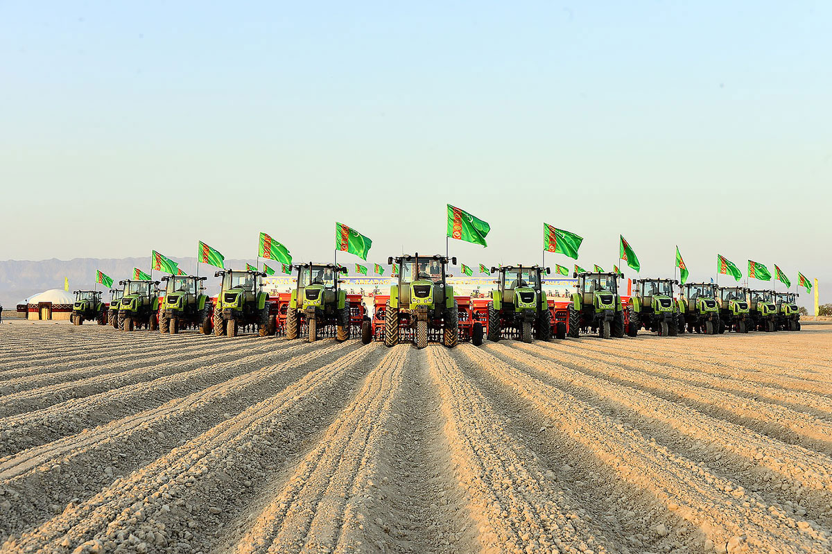 Ak Bugday sowing campaign has been successfully completed in Akhal velayat